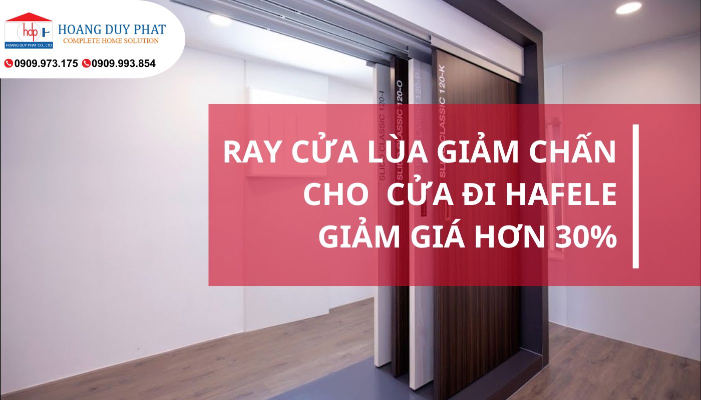Ray Cửa Lùa Giảm Chấn Hafele - Giảm Giá Hơn 30%