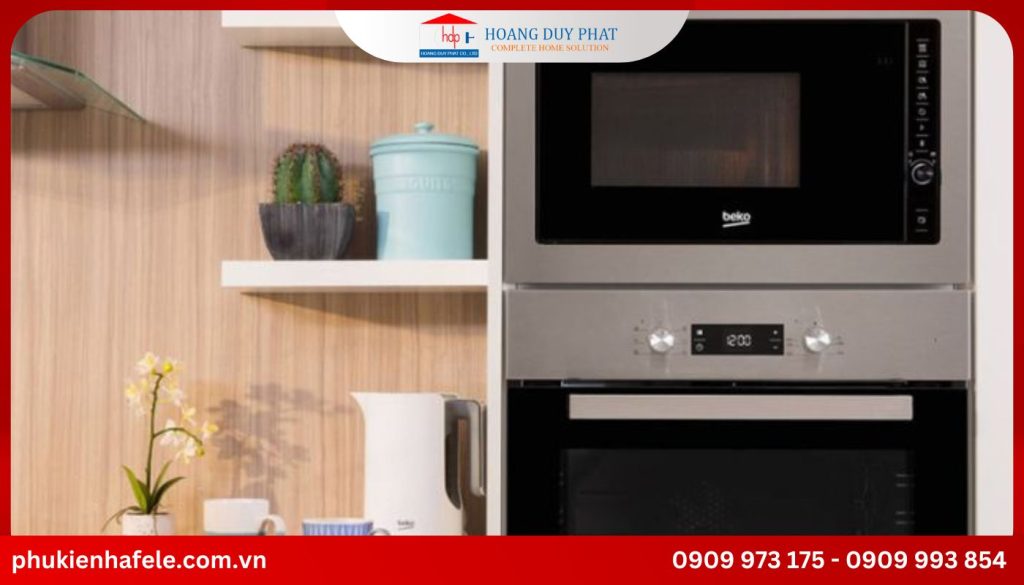 Vị trí đặt lò vi sóng an toàn, hợp phong thủy trong bếp